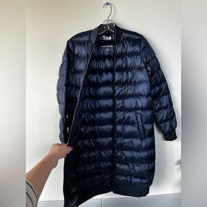 TNA | Jackets & Coats | Aritzia Tna Chalet Super Light Long Bomber S ...